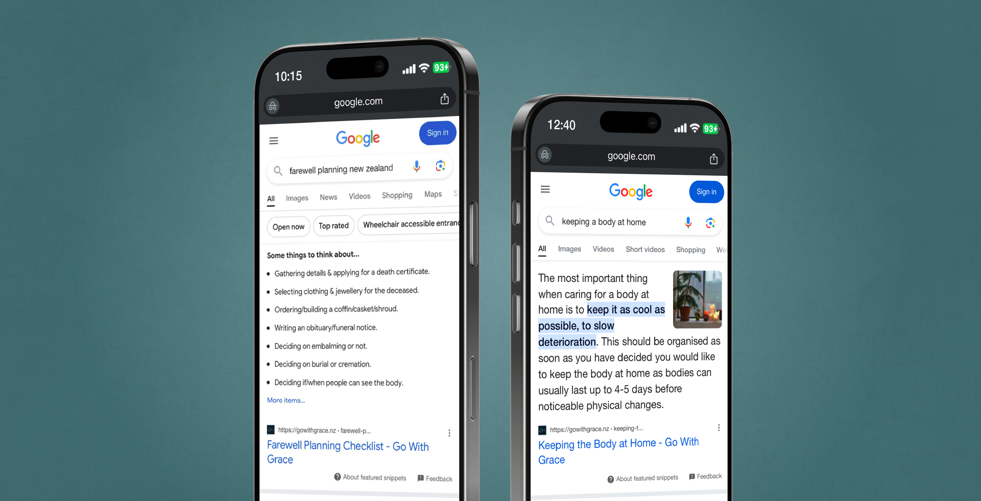 How we helped Go With Grace reach Google’s top spot - Level